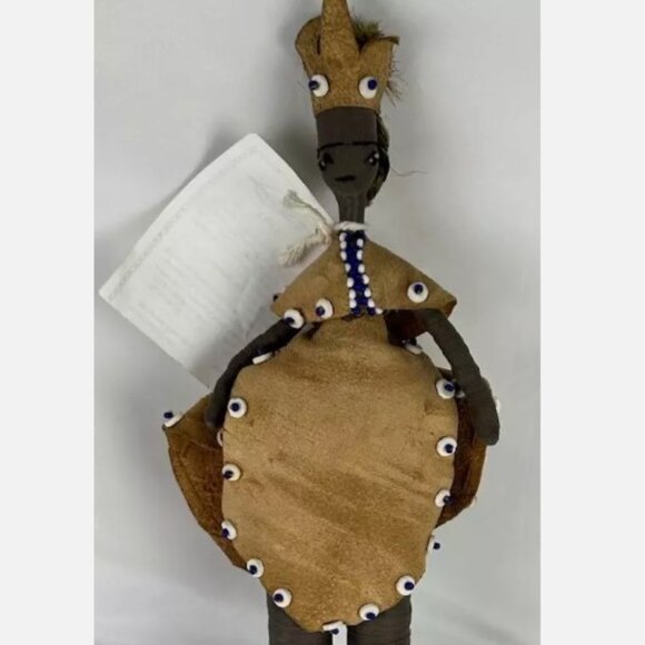 Accents | Vintage Kuru Crafts African Cloth Doll Folk Art Handmade In ...